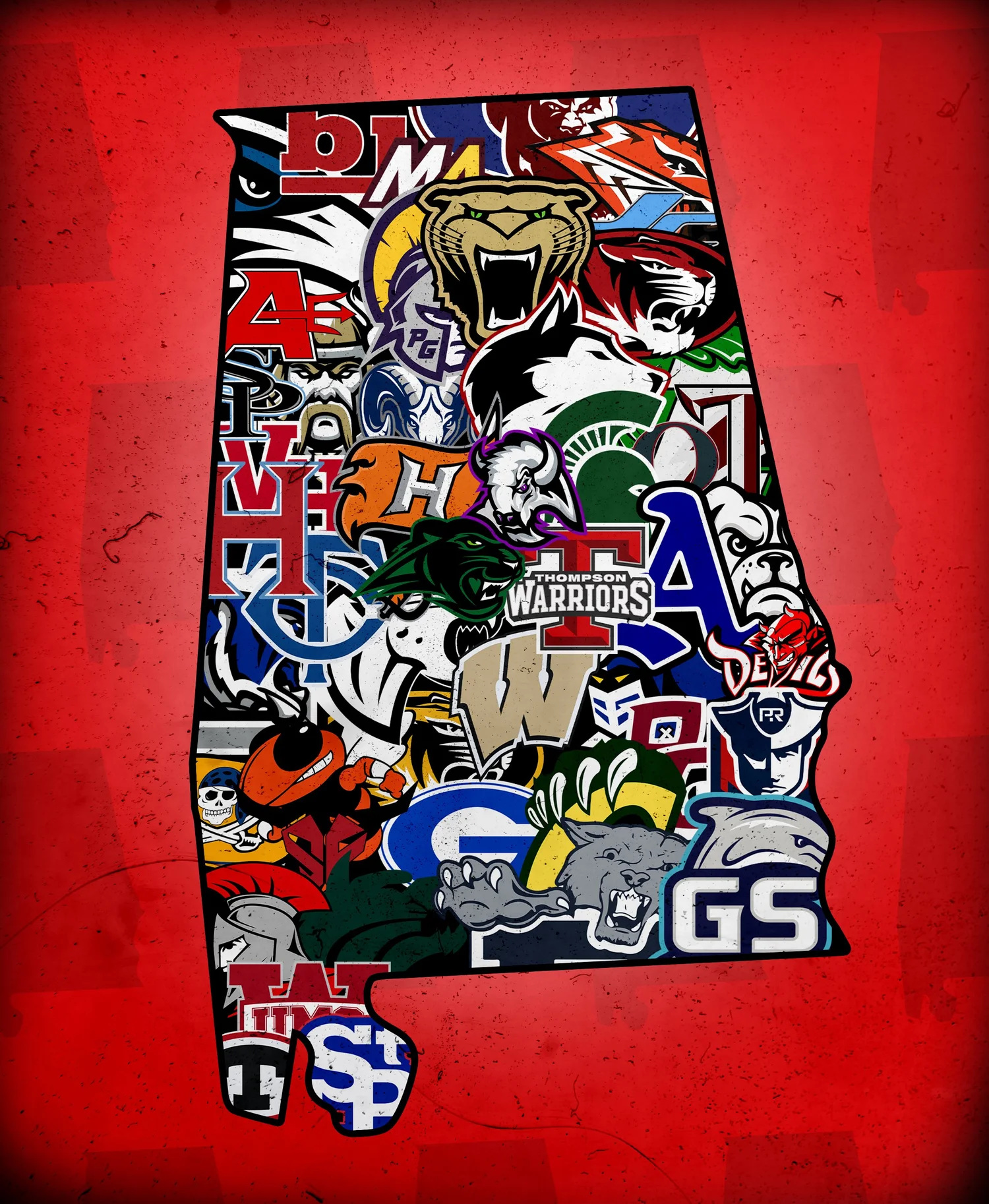 Alabama HS Logo Project