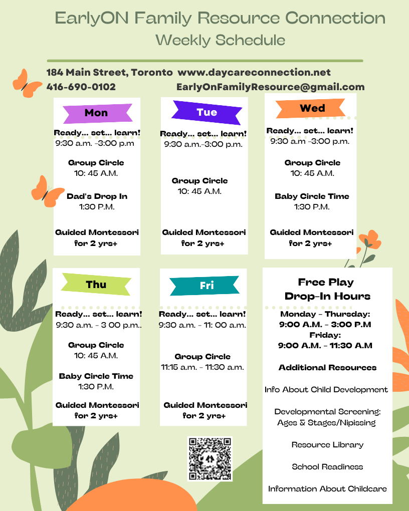 Discovering EarlyON Centres in Toronto’s East End — East End Mom Friends