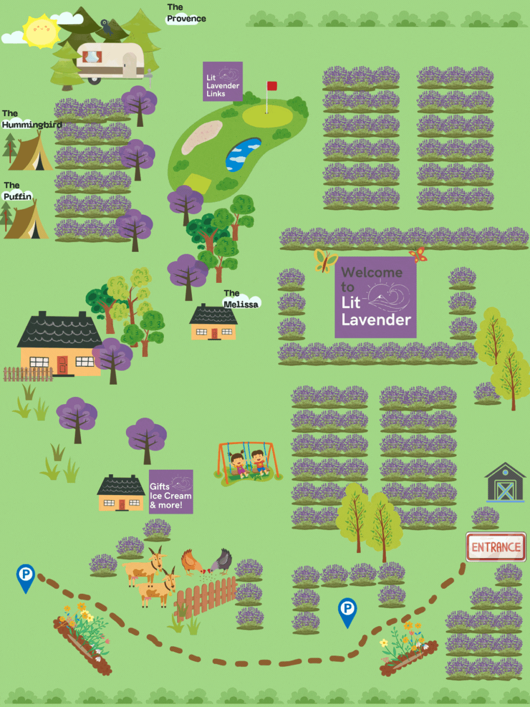 Lit Lavender