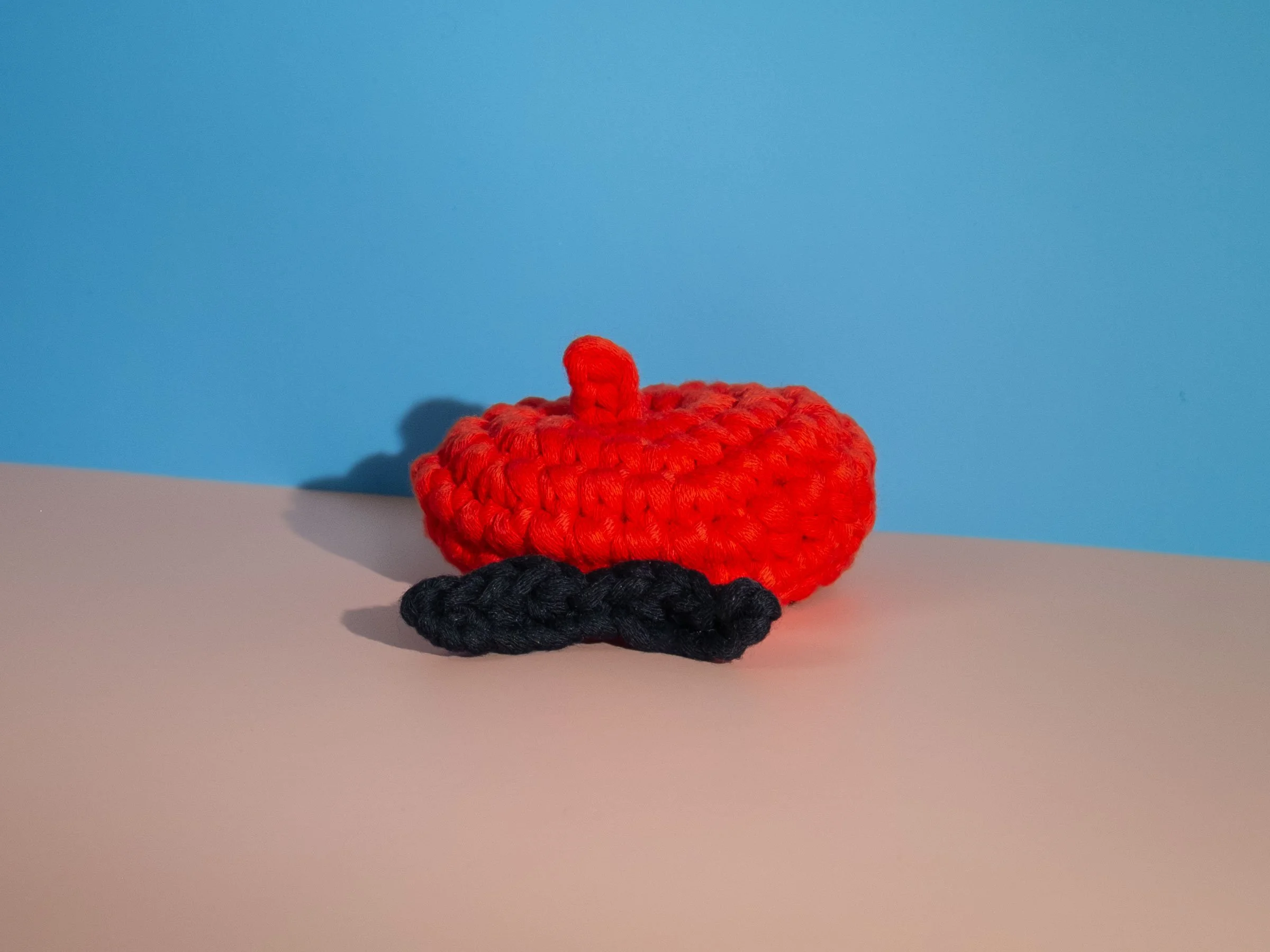 Itty Bitty Beret & Mustache Accessories, Free Crochet Patterns — Knot ...