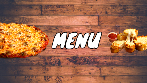 Menu — Pizza Del Re