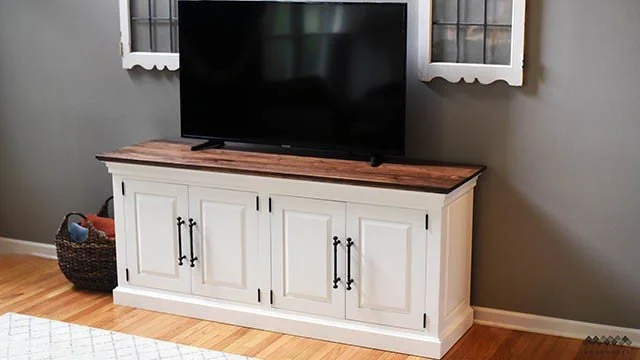 DIY Media Console That'll Outlast Your TV (plans available)