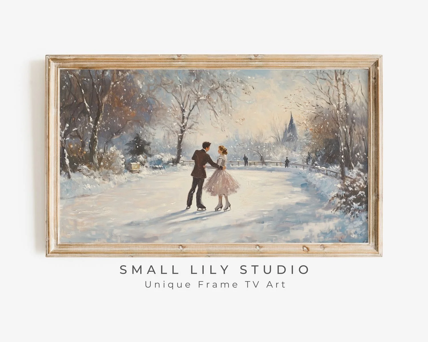 Couple Ice Skating TV art — Free TV Art