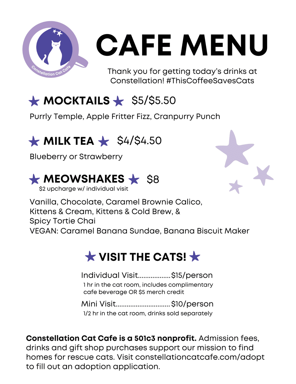 Constellation Cat Cafe