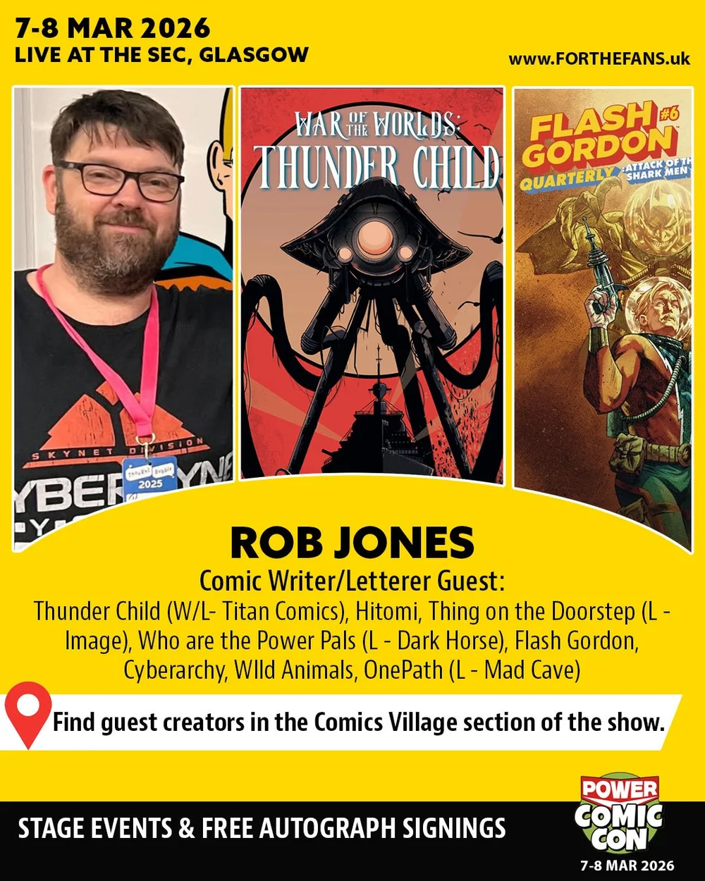 Power Comic Con 2025 @ SEC | Get Tickets Now!