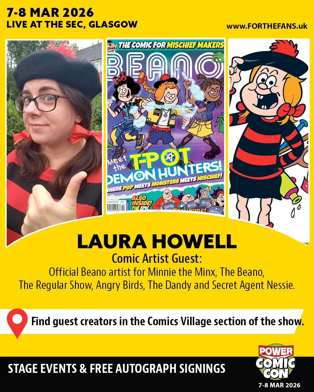 See who is in the Guest Line Up at POWER Comic Con 2026