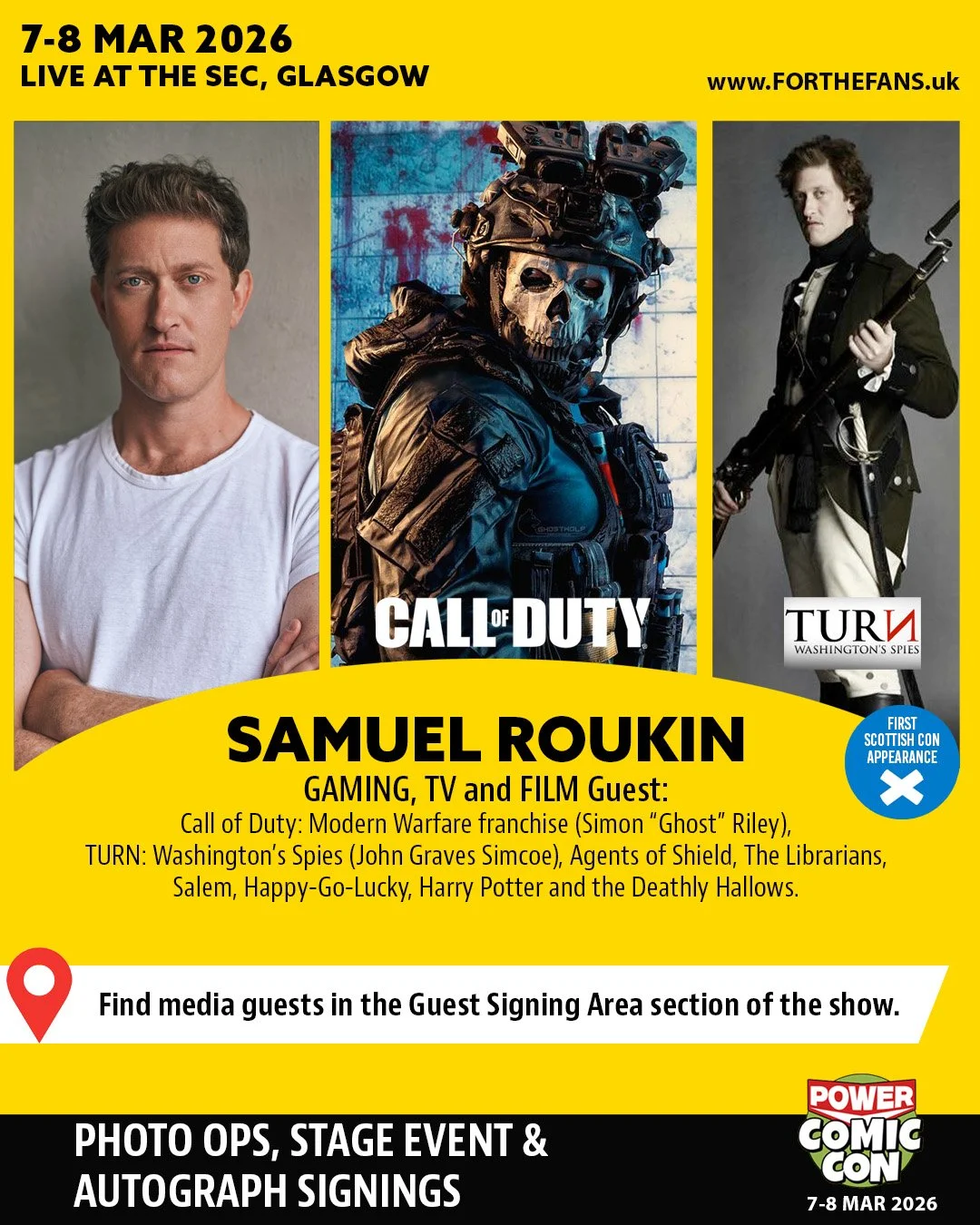 See who is in the Guest Line Up at POWER Comic Con 2026