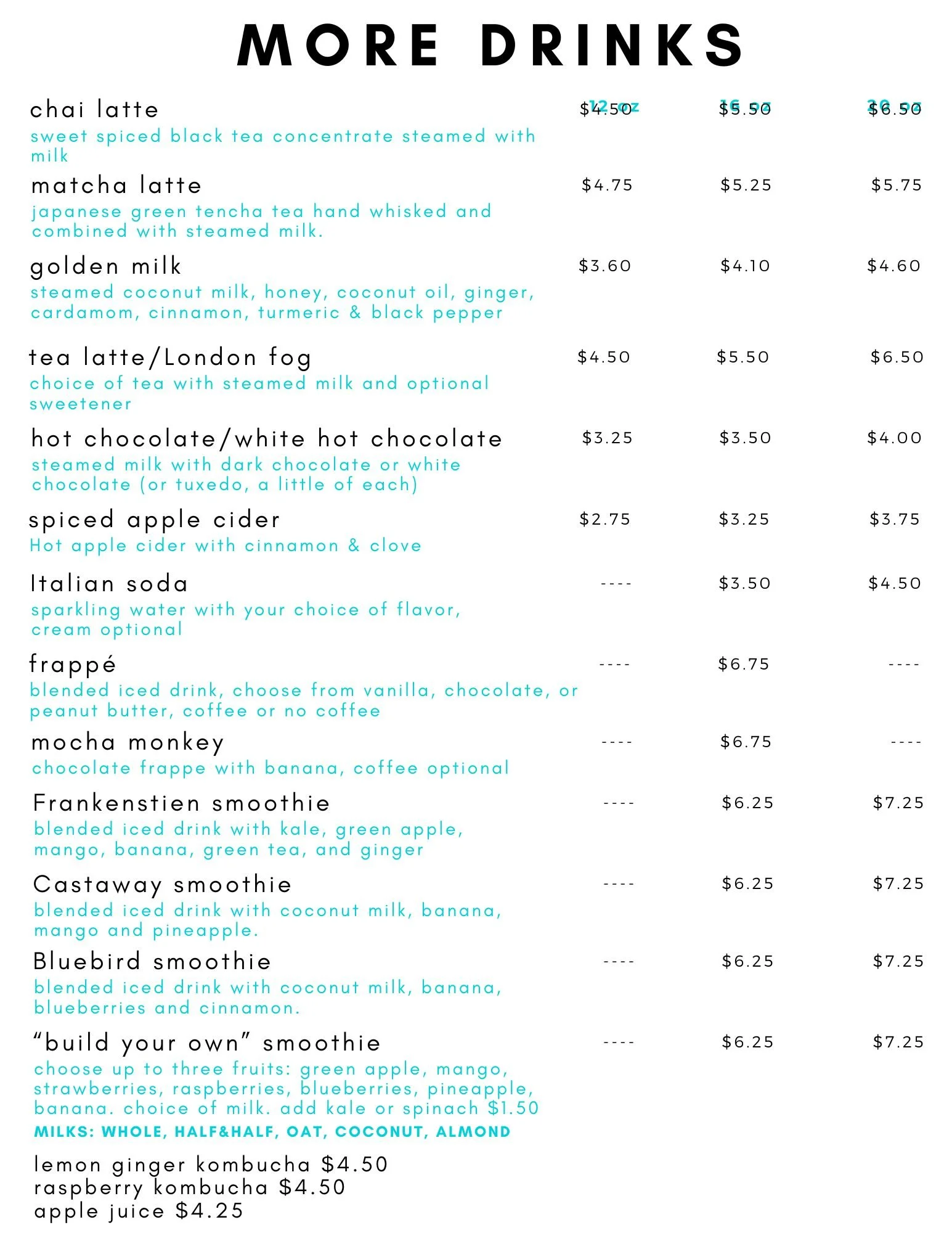Artisans Courtyard Cafe Menu — Little Owl Cafe