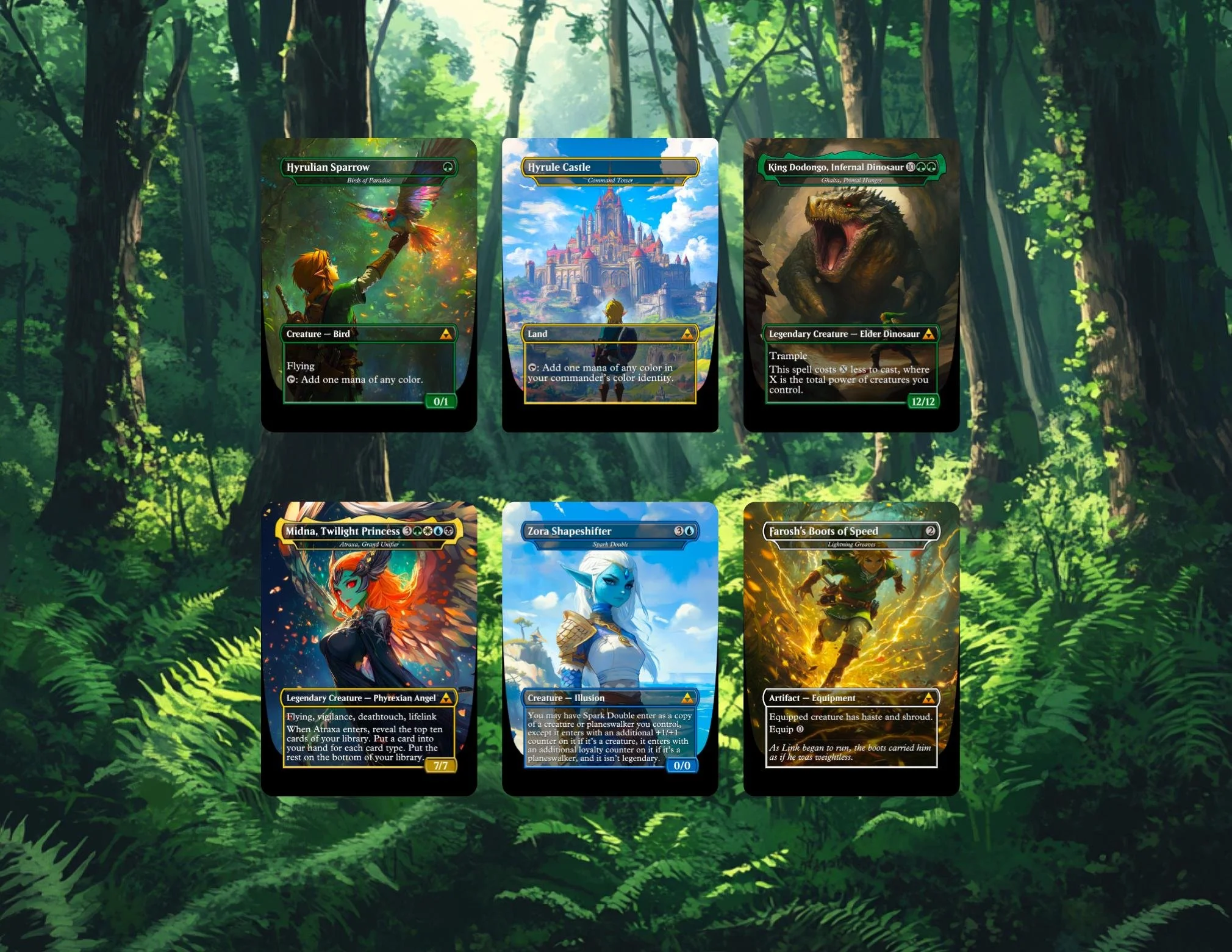 Legend of Zelda, 100 Card Commander Deck — Game Odyssey Designs