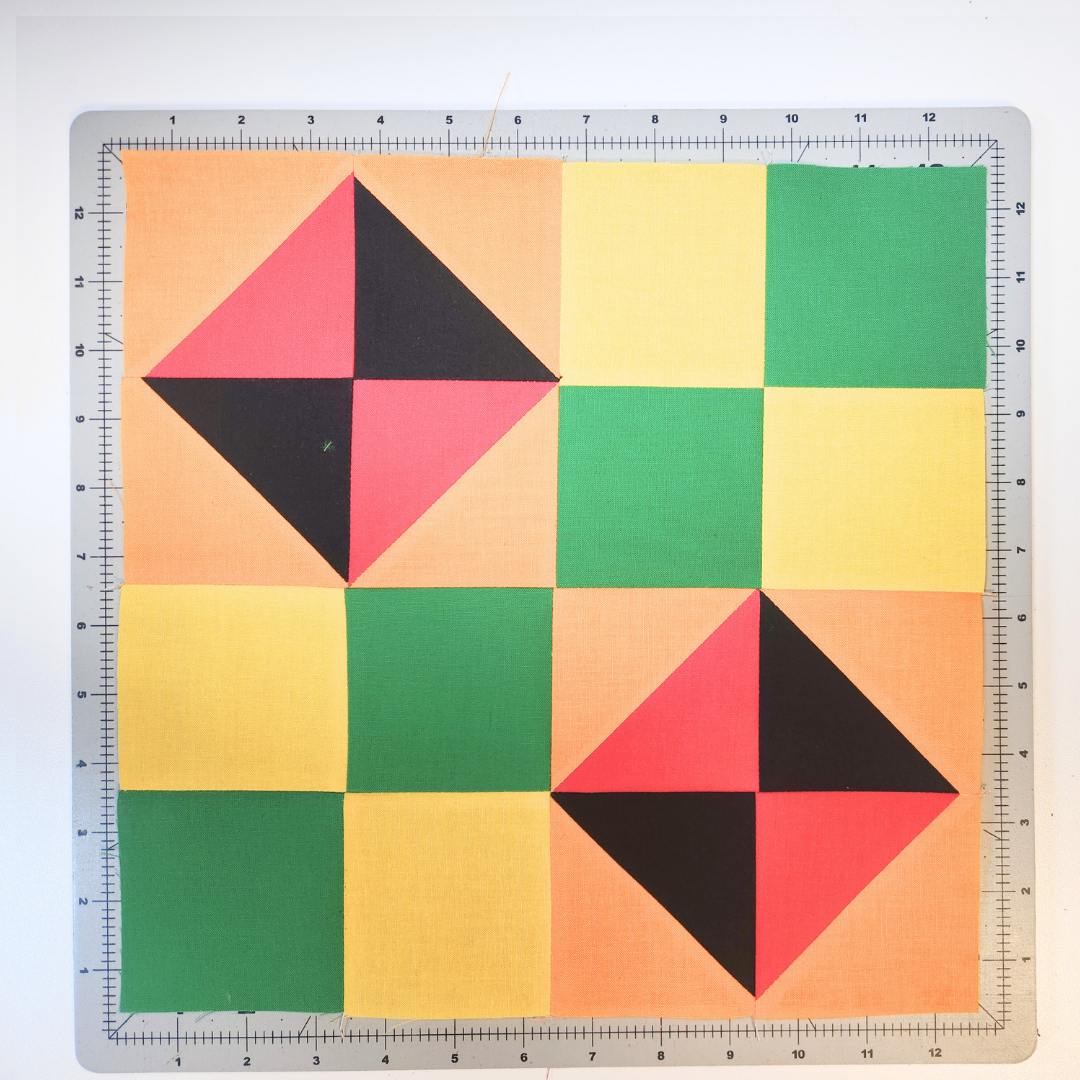 Susannah Quilt Block Pattern — Straight Stitching