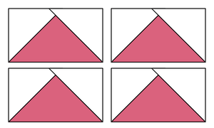 How to Make Flying Geese Quilt Blocks – 4 at a Time | Easy Method for ...