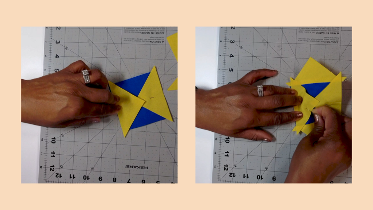 How to Make a Square in Square Quilt Block | 2 Methods: Traditional ...