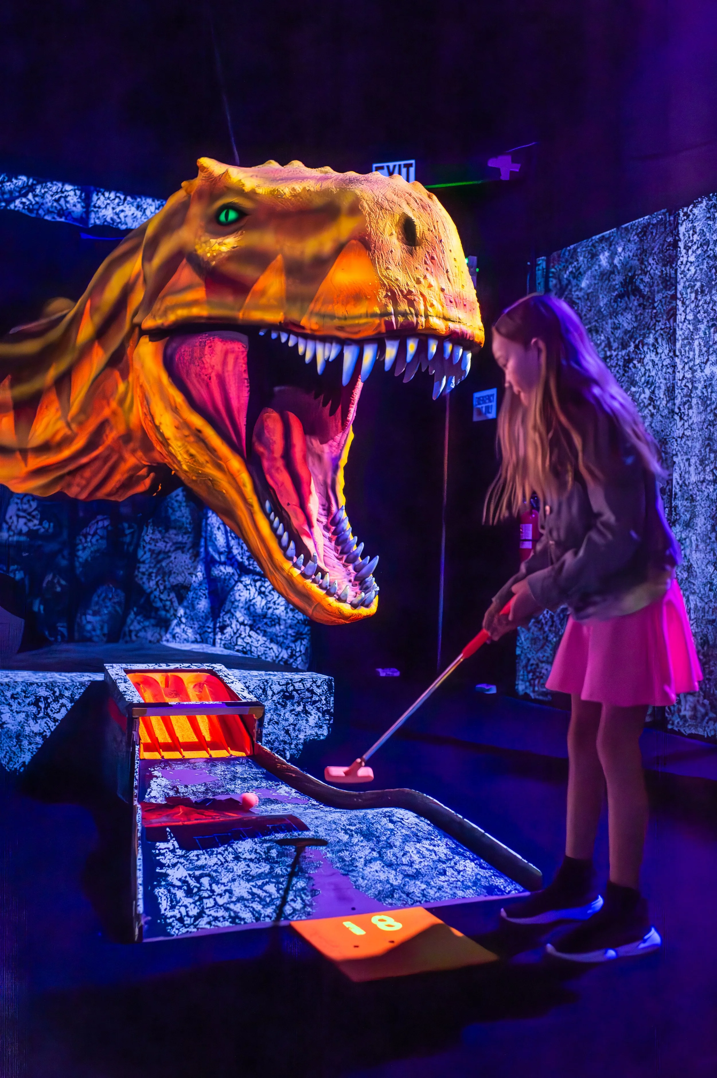 Blacklight Golf — Jurassic Golf & Arcade - New Site