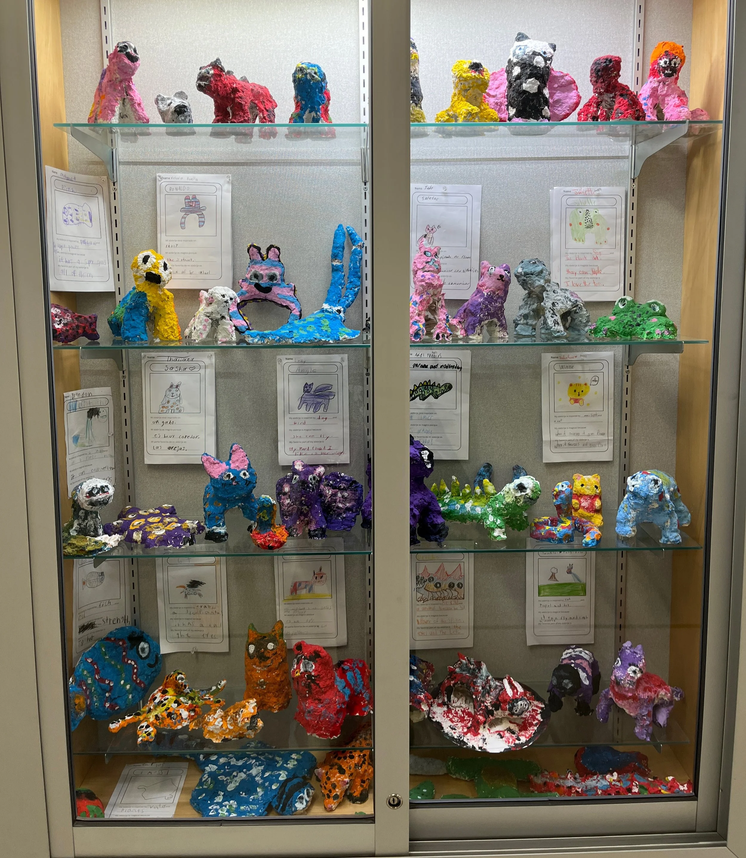 3rd Grade Paper Mache Alebrijes — Yael Bloom