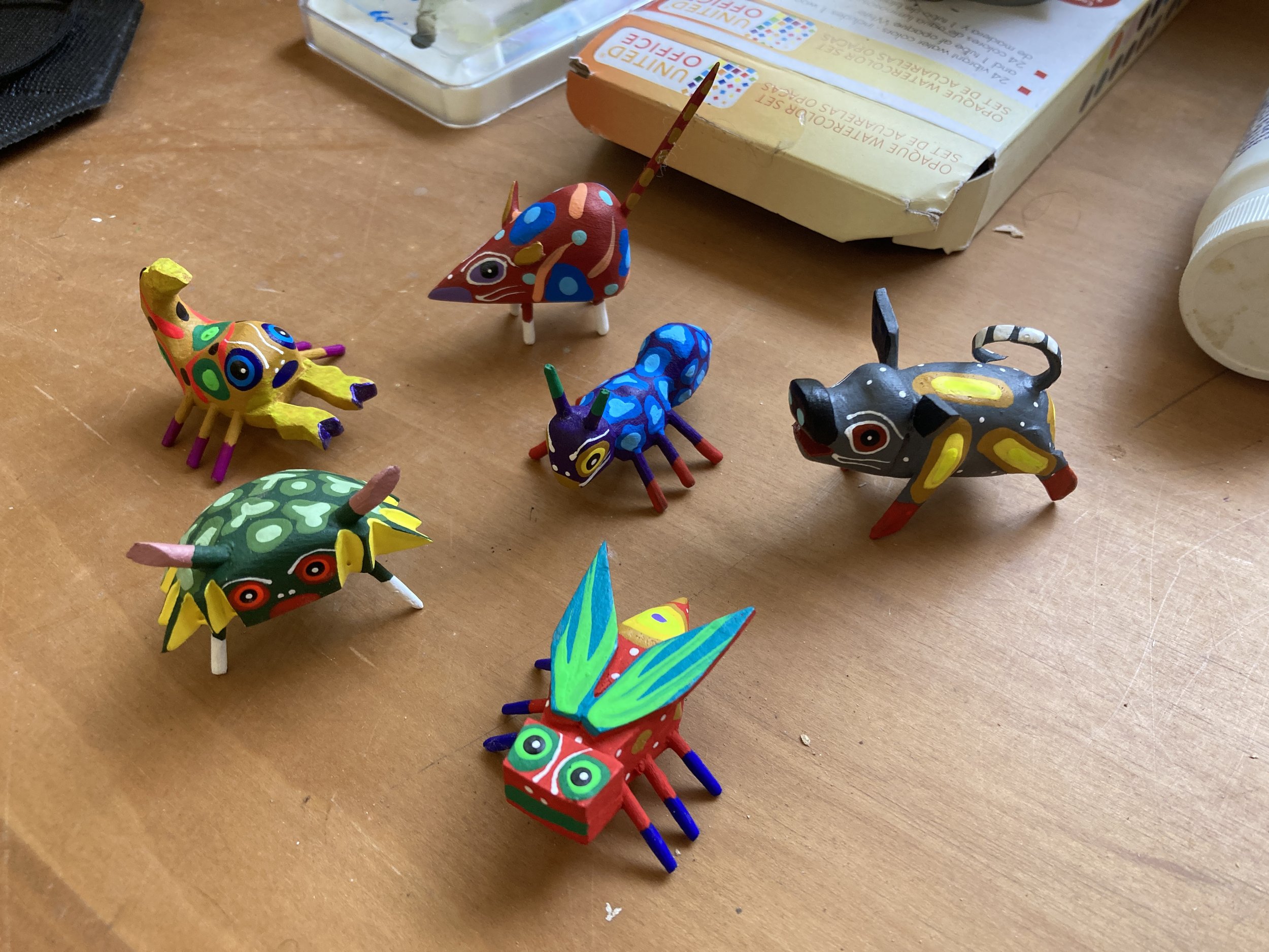 3rd Grade Paper Mache Alebrijes — Yael Bloom
