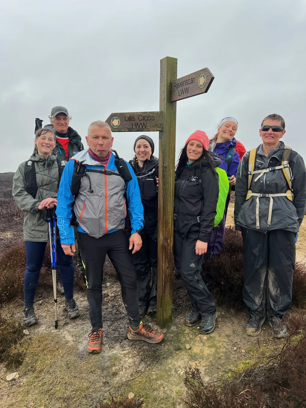 Lyke Wake Walk supported crossings or a guide for the day.