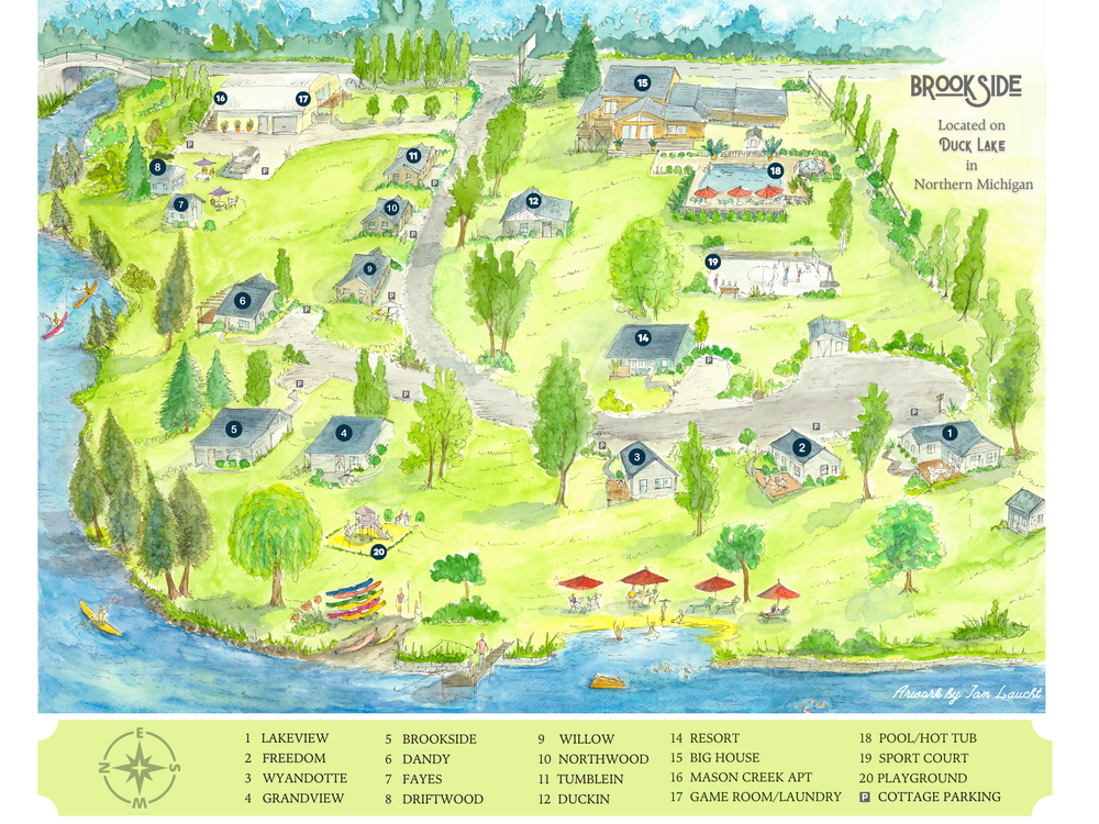RESORT MAP | Explore Our Resort Today — BROOKSIDE RESORT