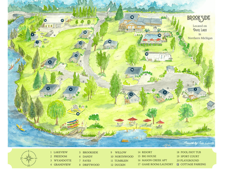 RESORT MAP | Explore Our Resort Today — BROOKSIDE RESORT