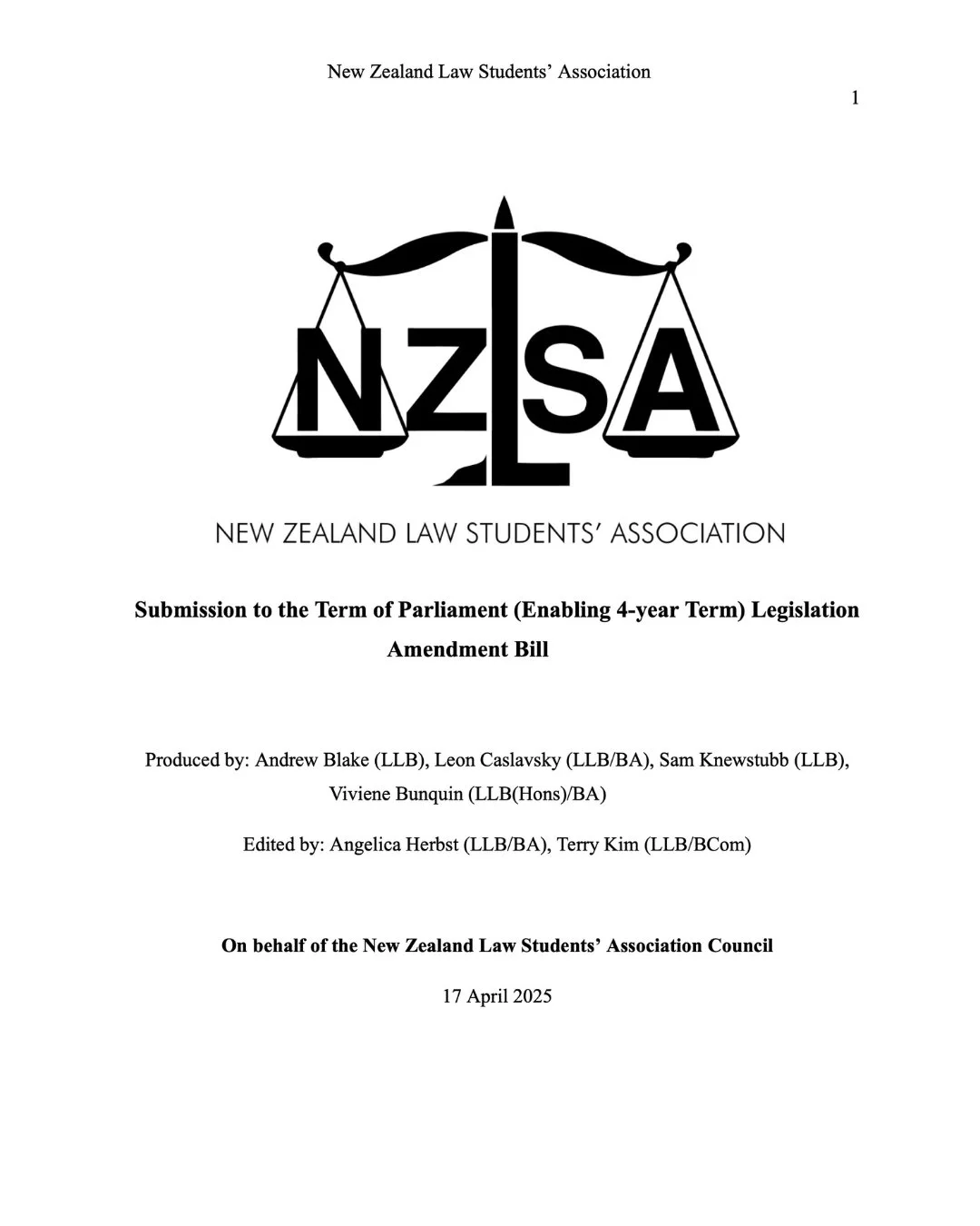 New Zealand Law Students' Association
