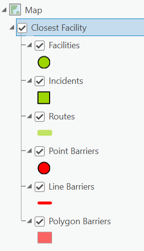 Working with Network Analysis Layers — mapping 101