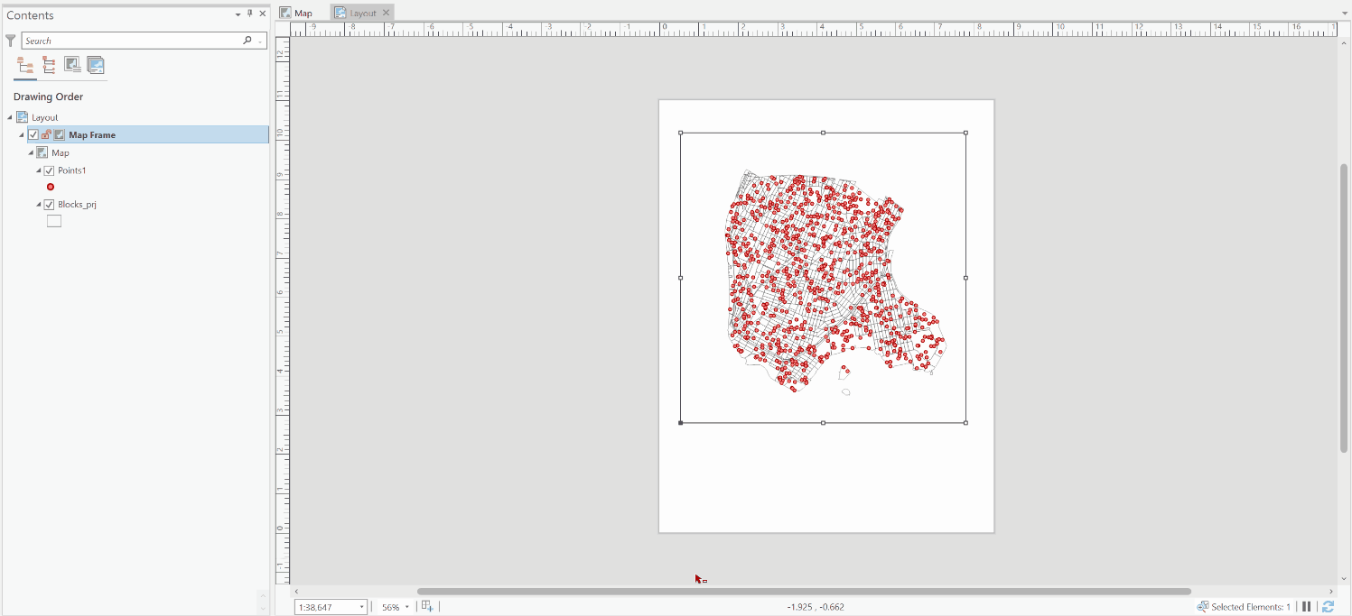 the Layout View & Map Frames — mapping 101