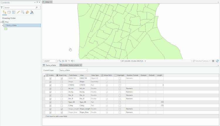 Attribute Field Properties — mapping 101