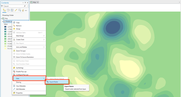 Exporting a Raster Dataset (to a new raster dataset) — mapping 101