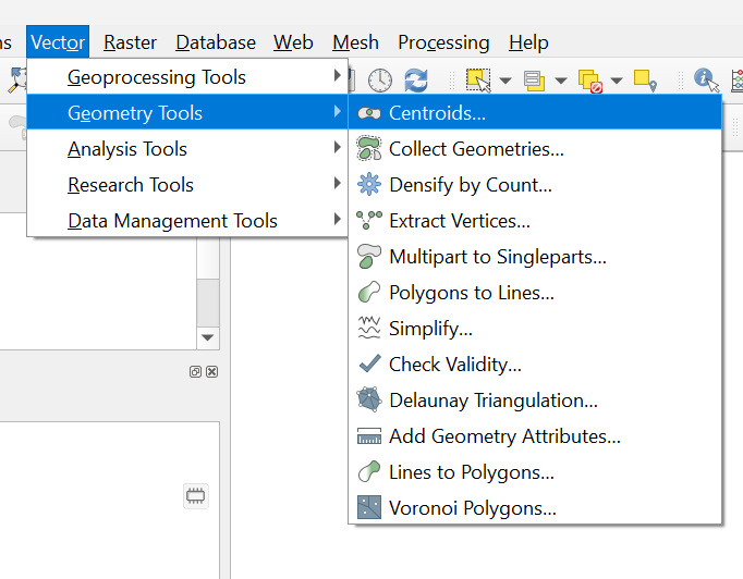 Creating Points from Polygons (Centroids tool) — mapping 101