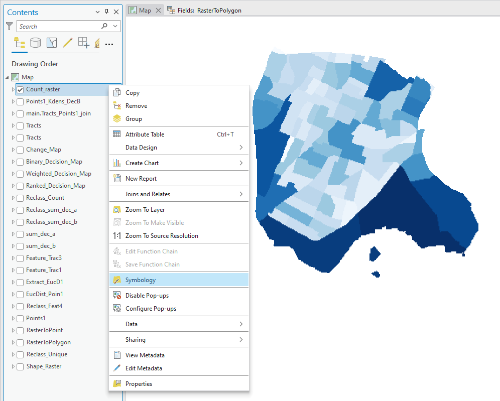 Categorical (Unique Values) Symbology for Raster Datasets — mapping 101