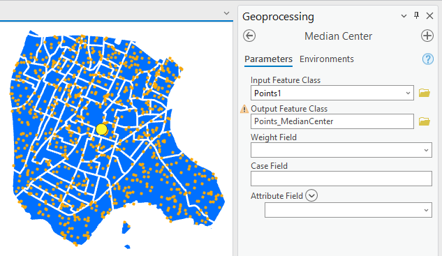 Finding the (Average) Center of Features — mapping 101