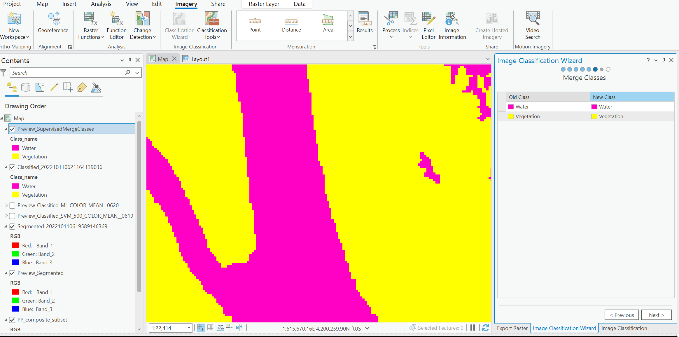 Using Esri’s Image Classification Wizard — mapping 101