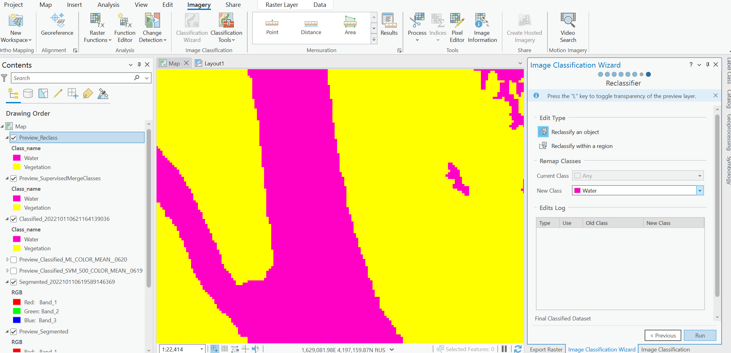 Using Esri’s Image Classification Wizard — mapping 101