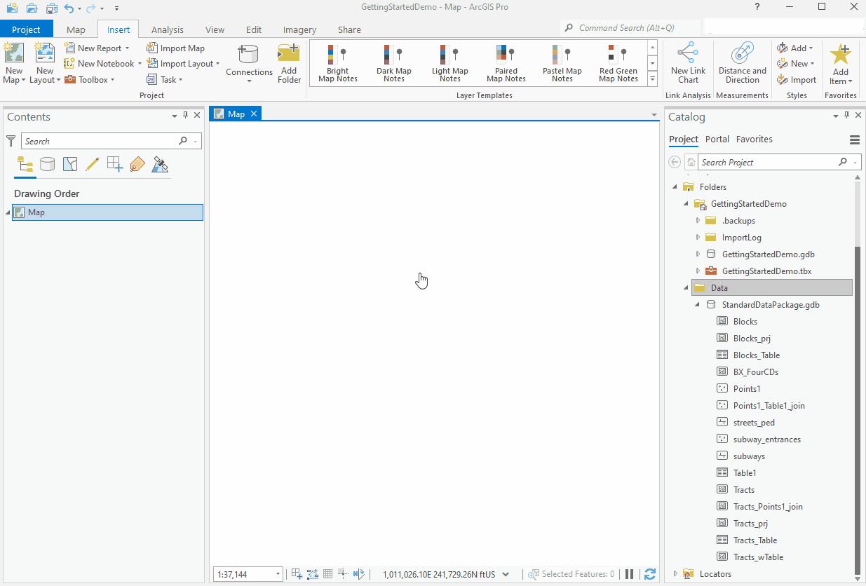 Adding and Ordering Layers in a Project — mapping 101