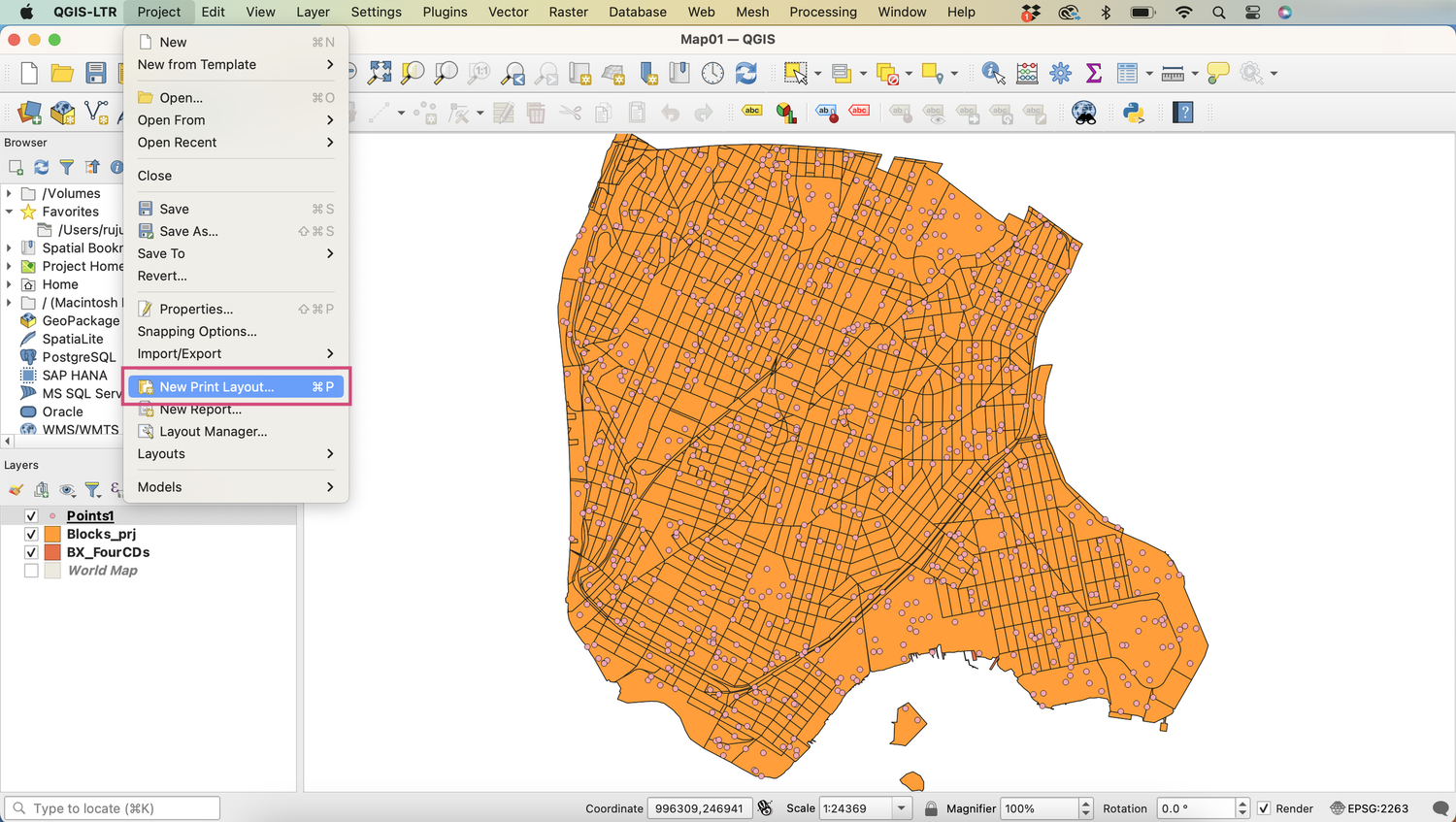 Print Layouts, Map Surrounds, and Exporting a Map — mapping 101