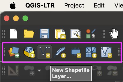 Creating a New Vector Dataset — mapping 101