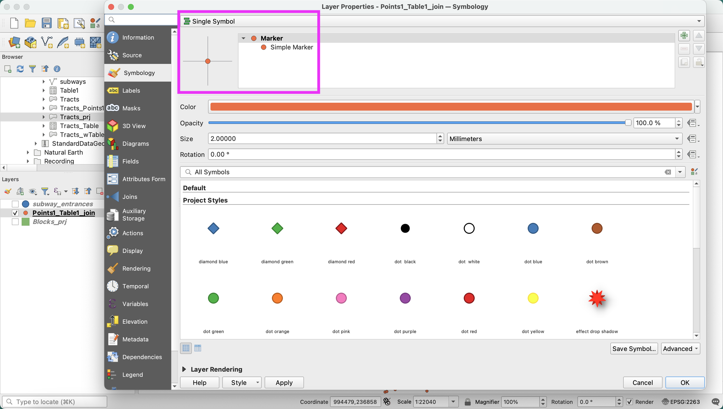 Single Symbols for Vectors — mapping 101
