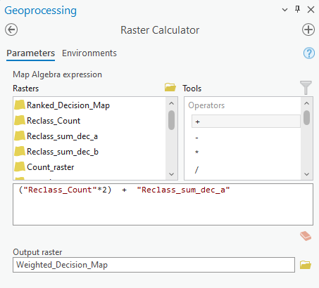Using the Raster Calculator for Map Algebra — mapping 101