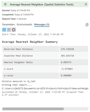 Using the Average Nearest Neighbor Test for Spatial Clustering ...