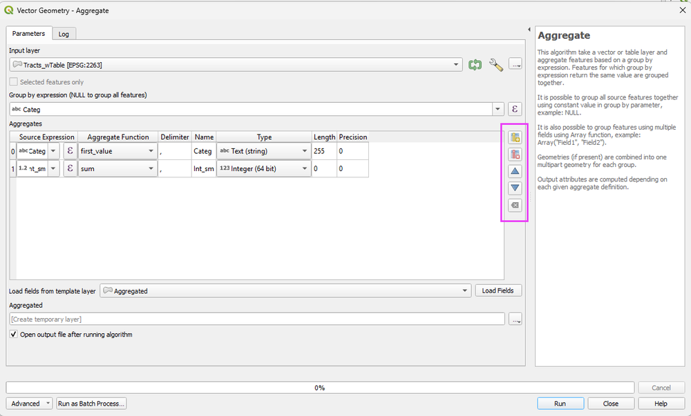 Dissolving Features & Summarizing Attributes (with the Aggregate Tool ...