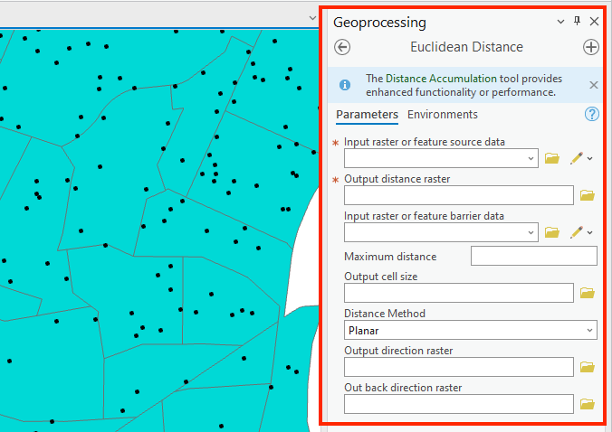 Archived 2025: Creating Euclidean Distance Rasters from Vector Inputs ...