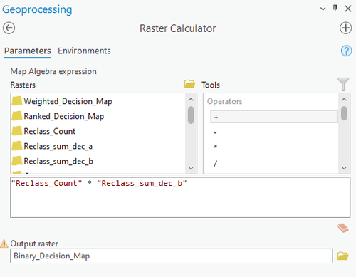 Using the Raster Calculator for Map Algebra — mapping 101