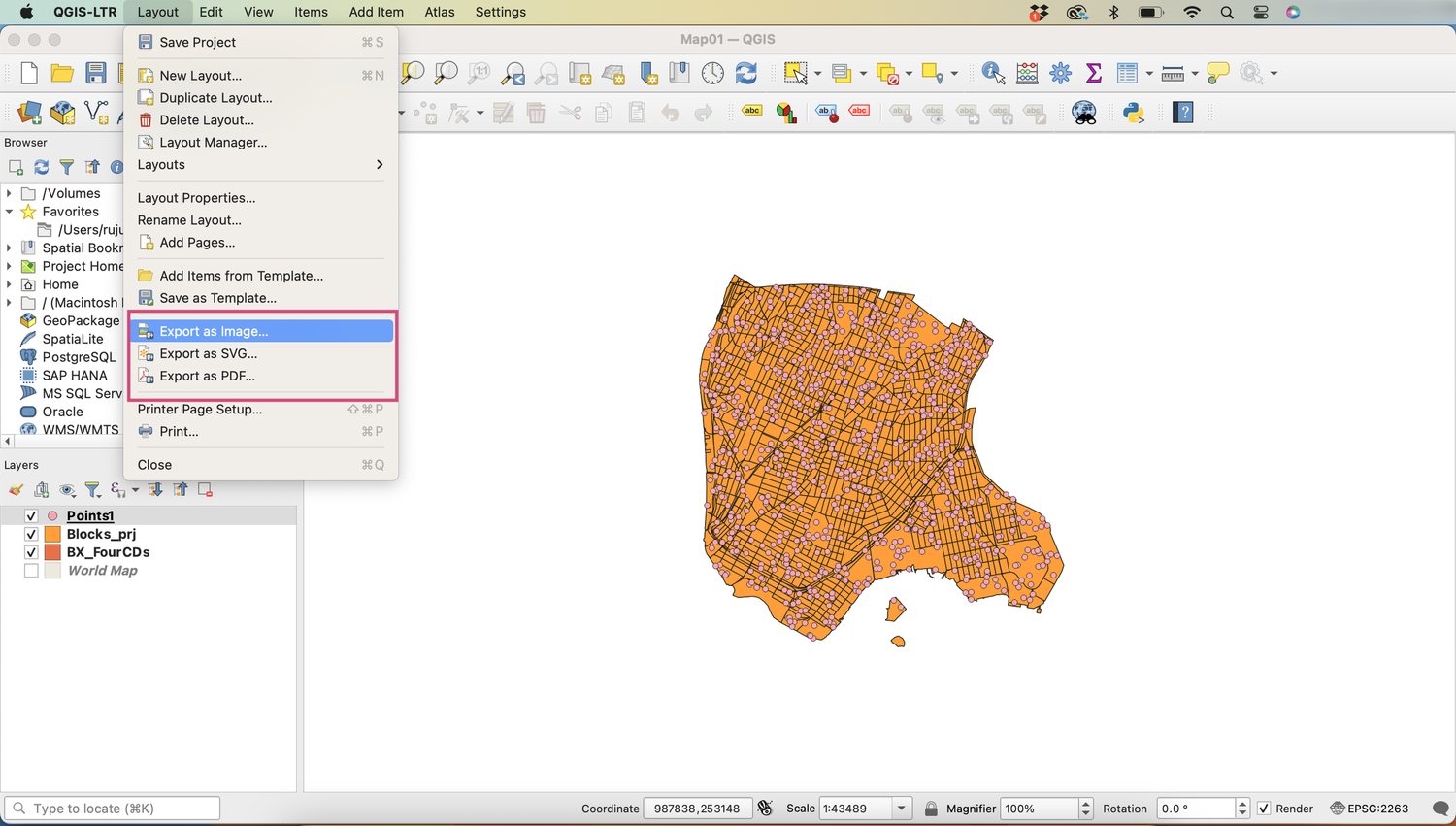 Print Layouts and Map Frames — mapping 101