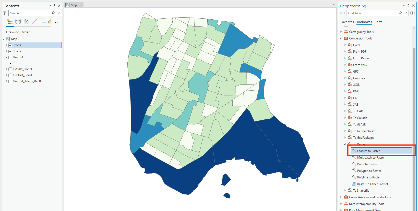 Converting Vector Features to Rasters — mapping 101