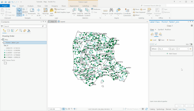 Labeling Features with Attributes — mapping 101