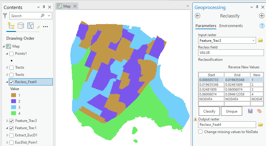 Reclassifying Rasters — mapping 101