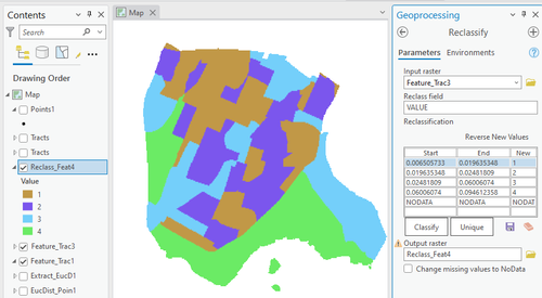 Reclassifying Rasters — mapping 101
