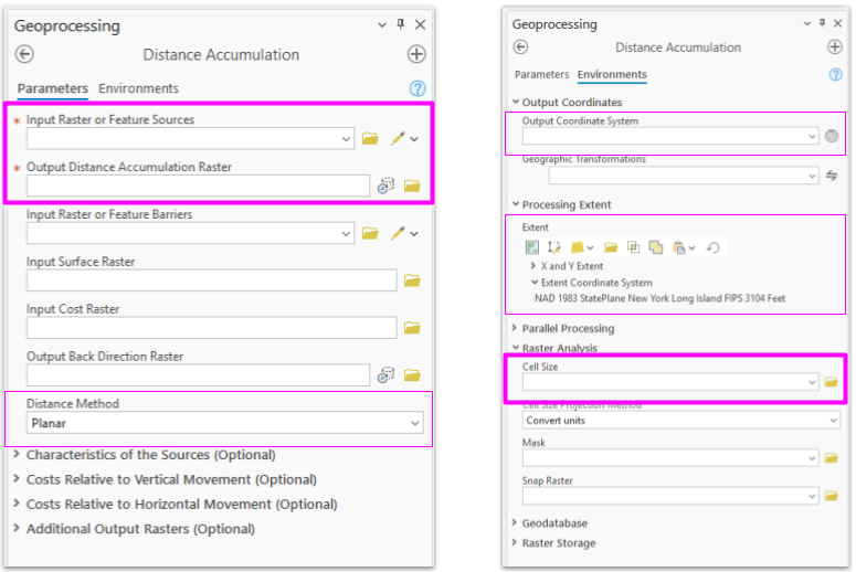 Creating Distance Rasters from Points — mapping 101