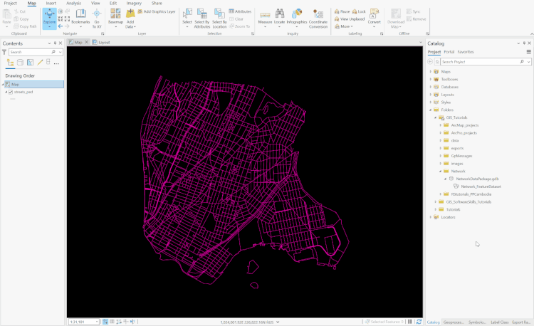 Importing a Feature Class into a Geodatabase — mapping 101