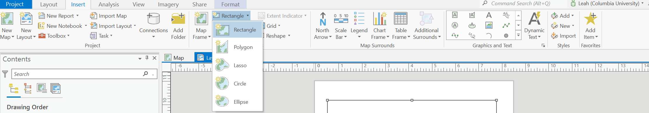 the Layout View & Map Frames — mapping 101