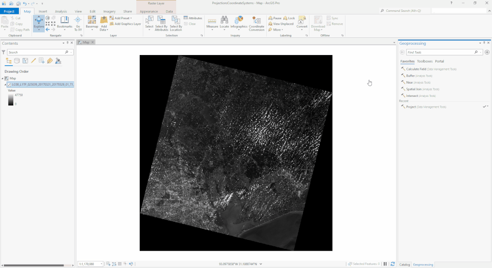 Reprojecting Spatial Data — mapping 101